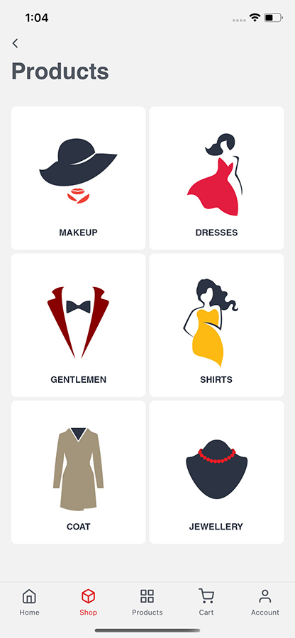 React Native Store Ui Template By Theoremui Codecanyon